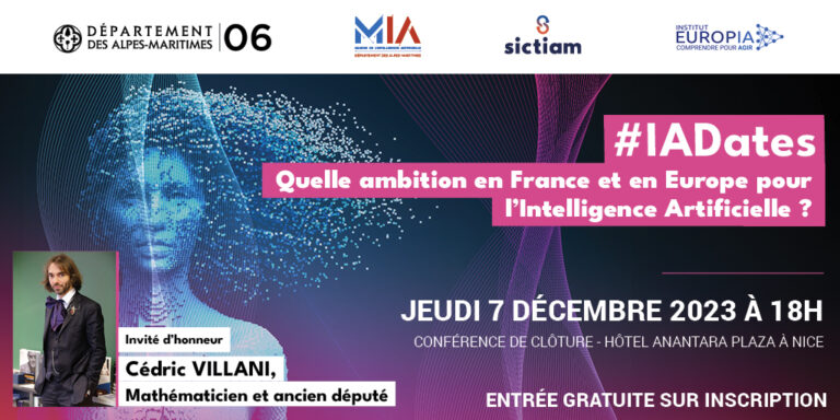 Conférence : l'ambition de l'Intelligence Artificielle en France et en ...